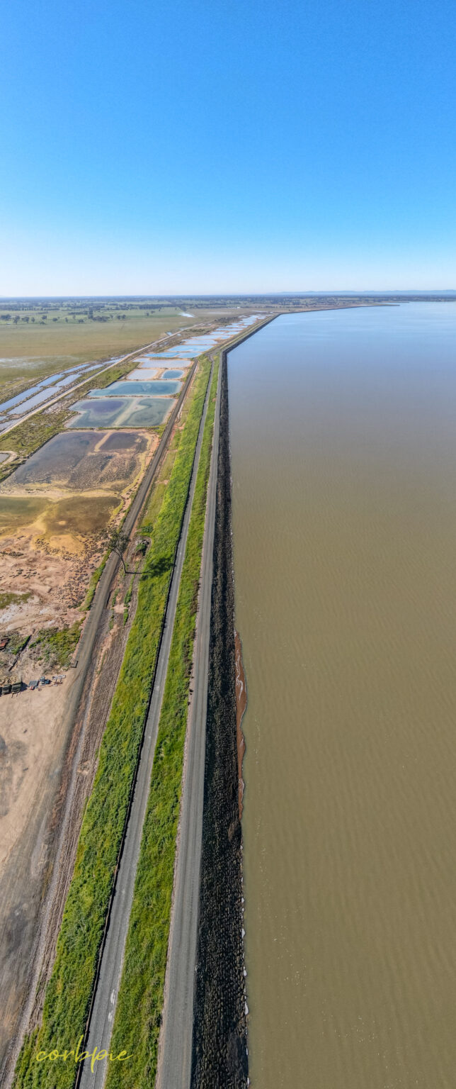 A full Waranga Basin by drone