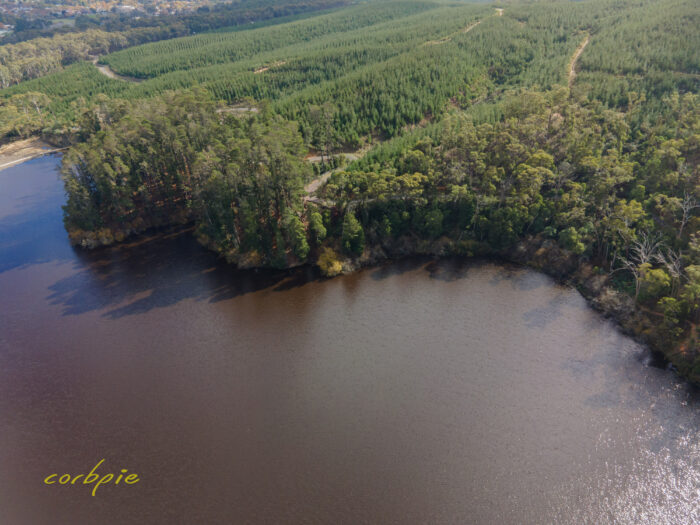 St Georges Lake Creswick drone images